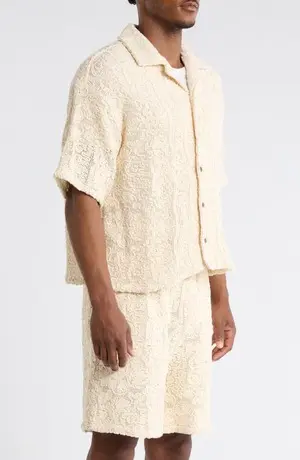 HONOR THE GIFT Mind Maze Cotton Blend Camp Shirt