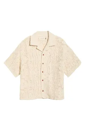 HONOR THE GIFT Mind Maze Cotton Blend Camp Shirt