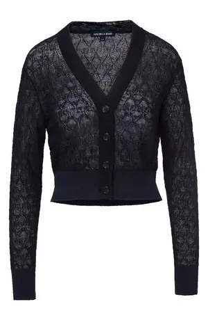 Veronica Beard Ingraham Semi Sheer Cardigan