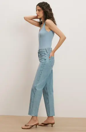 Veronica Beard Harley High-waist Arc Leg Jeans - Big Splash
