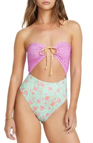 BILLABONG Folk Story Andrew One-piece Swimsuit