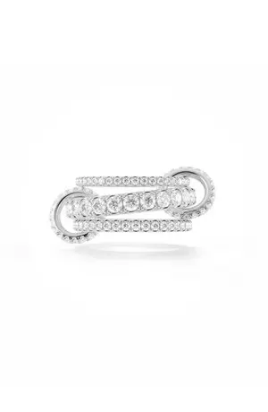 SPINELLI KILCOLLIN Tigris Diamond Linked Ring - Silver