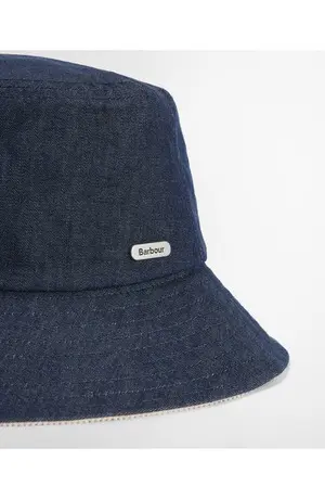 Barbour Asker Water-resistant Waxed Denim Bucket Hat