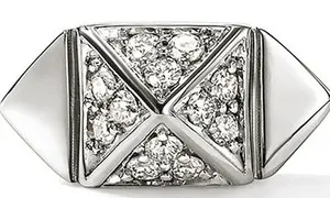 John Hardy Icon Stud Diamond Earrings - Silver