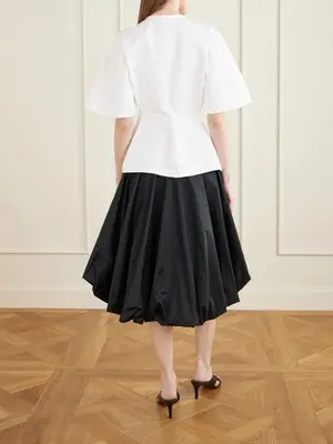 Balenciaga Shaped Flared Cotton-jersey T-shirt