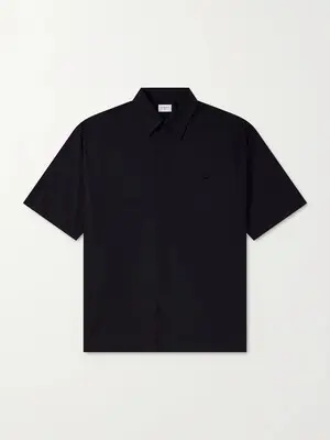 Saint Laurent Cotton-poplin Pyjama Shirt - Black