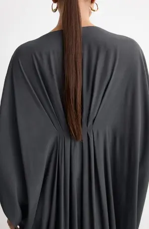 Mango Drape Maxi Dress