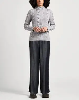 Armani Exchange Wide-leg Lyocell Pants - Blue