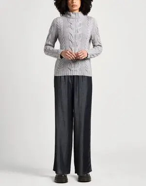 Armani Exchange Wide-leg Lyocell Pants - Blue