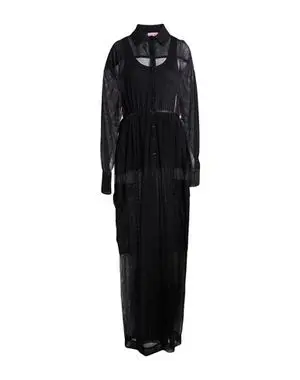 Pinko Jumpsuit In Polyamide And Cotton With Embellishments - Black