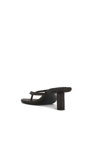 ST. AGNI Woven Thong Stiletto Heel