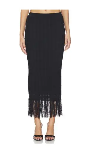 KARINA GRIMALDI Aria Fringe Knit Set