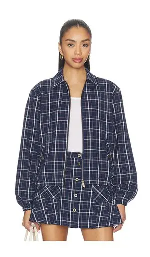 The Upside Valencia Lexi Collared Jacket - Navy