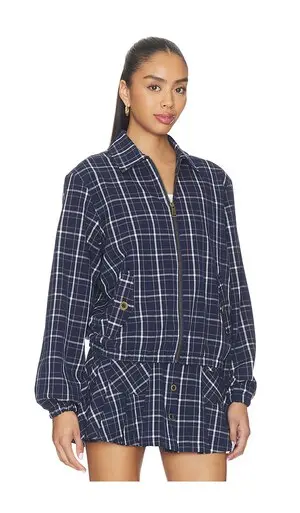 The Upside Valencia Lexi Collared Jacket - Navy