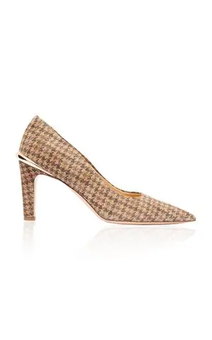 Gabriela Hearst Edwina Pointed Toe High Heel Pumps - Tan