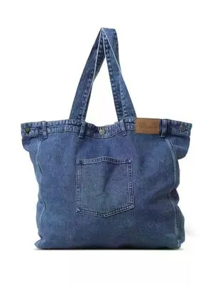 Baum Und Pferdgarten Pocket-detail Tote Bag
