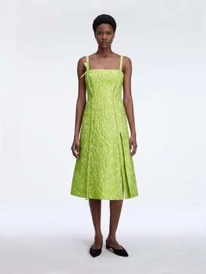 EMILIA WICKSTEAD Emersyn Embossed Cloqué Dress