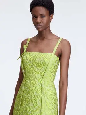 EMILIA WICKSTEAD Emersyn Embossed Cloqué Dress