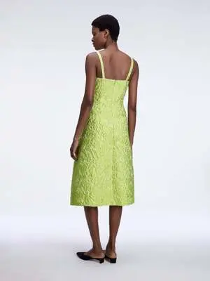 EMILIA WICKSTEAD Emersyn Embossed Cloqué Dress