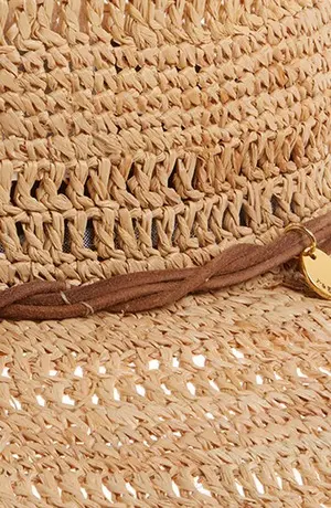 Rag & Bone Raffia Straw Boater Hat