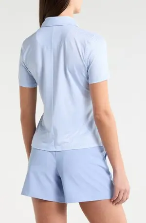 G/fore Mix Stripe Short Sleeve Golf Polo