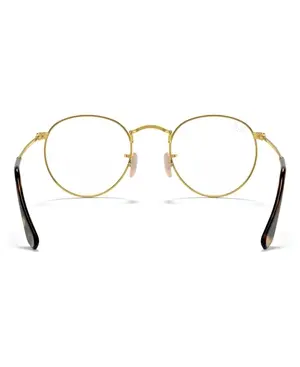 Ray-ban Round Metal Optics Eyeglasses - Tortoise