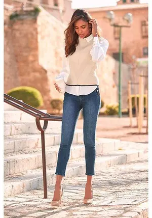 LASCANA Knit Pattern Sweater Vest