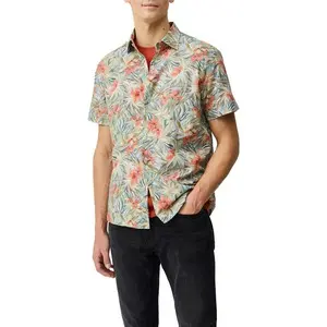 Rodd & Gunn Riverina Floral Short Sleeve Button-up Shirt - Botanical