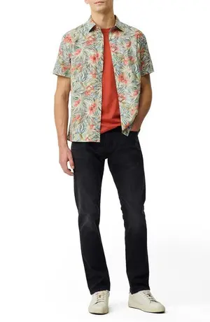 Rodd & Gunn Riverina Floral Short Sleeve Button-up Shirt - Botanical