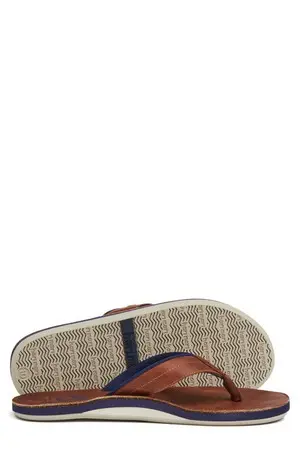 HARI MARI Nokona X Flip Flops - Walnut