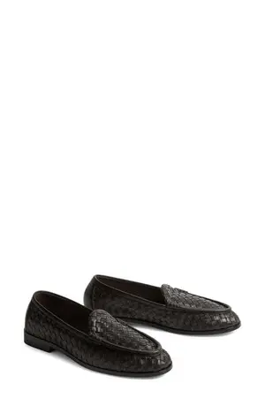 Bottega Veneta Sveglia Intrecciato Loafer - Espresso
