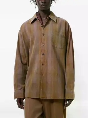 Our Legacy Checked Chest-pocket Shirt