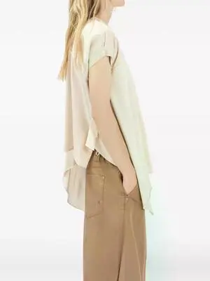 High Layered Panel T-shirt