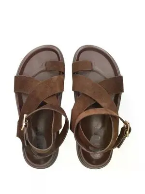 BIBI LOU Suede Crossover Sandals