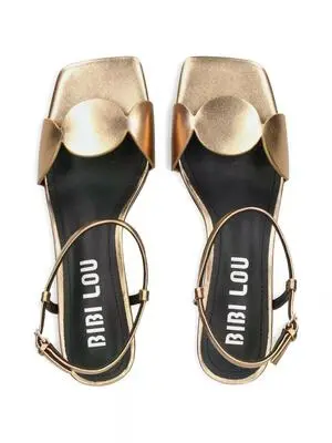 BIBI LOU 45mm Onami Sandals - Gold