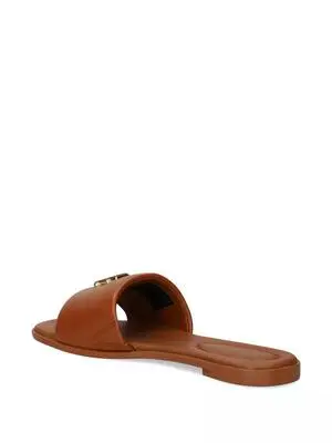 Tommy Hilfiger Monogram Leather Sandals