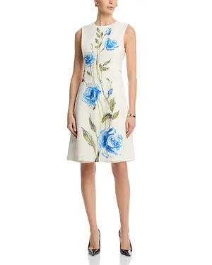 Rickie Freeman For Teri Jon Crepe Apron Dress