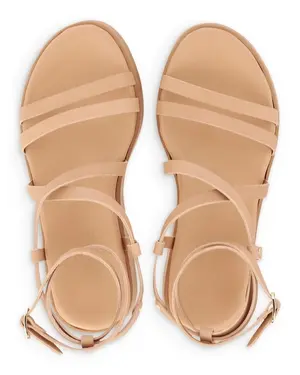 ANCIENT GREEK SANDALS Aristea Leather Sandals - Natural