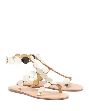 ANCIENT GREEK SANDALS Triton Mirror Sandals