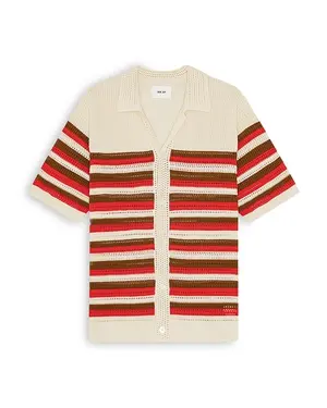 Nn07 Stripe Cardigan Shirt