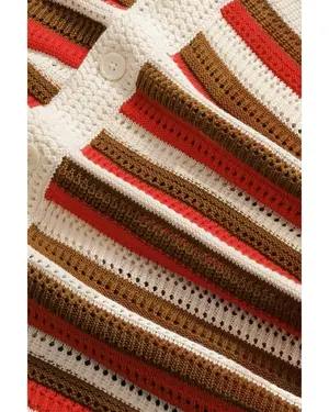 Nn07 Stripe Cardigan Shirt