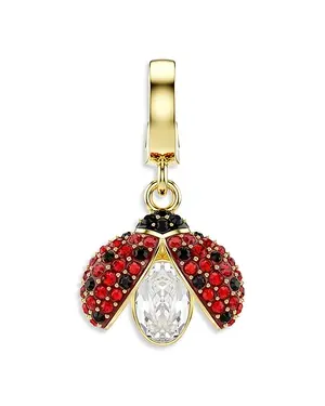 SWAROVSKI Idyllia Ladybug Charm - Red