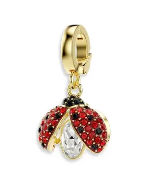 SWAROVSKI Idyllia Ladybug Charm - Red