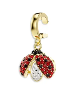 SWAROVSKI Idyllia Ladybug Charm - Red