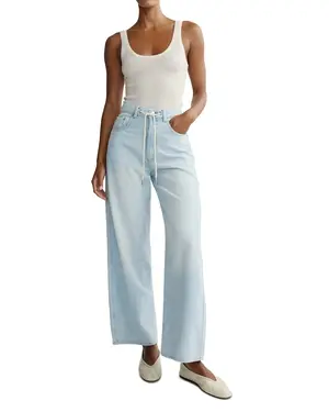 DL1961 Taylor High-rise Barrel Jeans - Poolside Aura