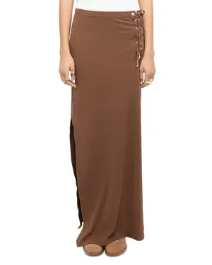 Zadig&Voltaire Juno Maxi Skirt - Coconut