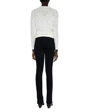 Zadig&Voltaire Manala Bandana Cardigan - Eggshell