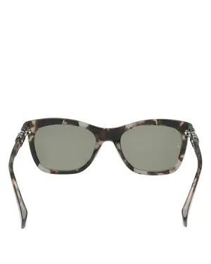 Rag & Bone Square Sunglasses 53mm - Grey/green