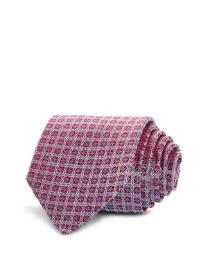 Bloomingdale'S Silk Classic Floral Neck Tie - Red