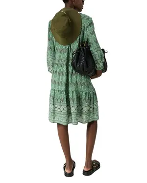 Gerard Darel Rim Tiered Dress